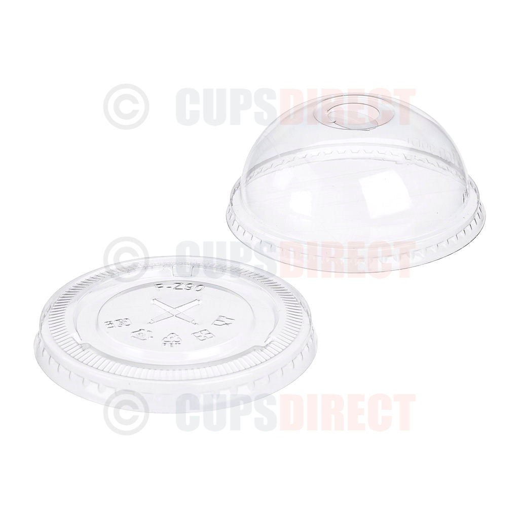 PET Cold Lid Range - Universal fitment to Ø90mm Paper Cups | CupsDirect