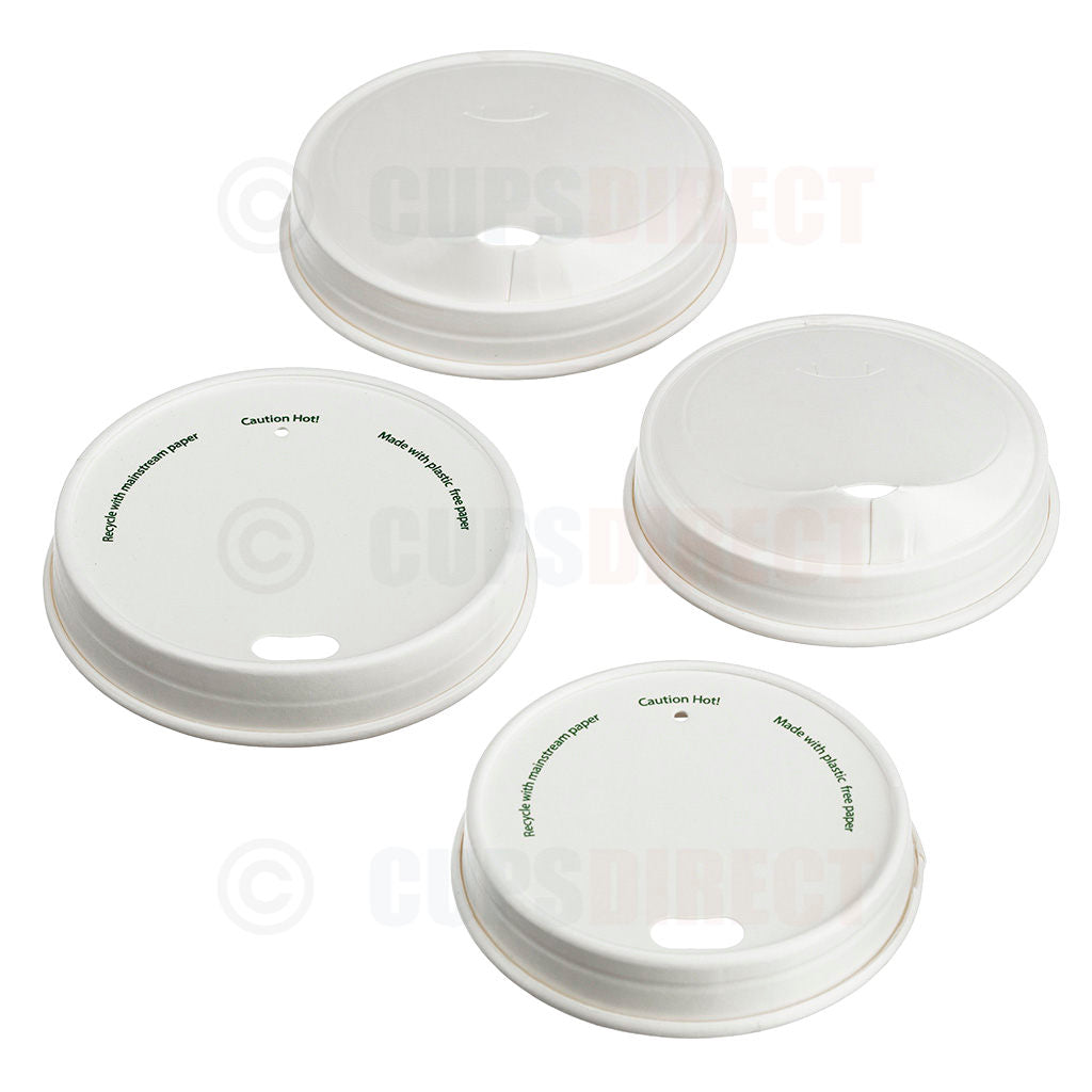Paper Hot Cup Lids – Bio Recyclable Eco Sip Travel Lids Range | CupsDirect