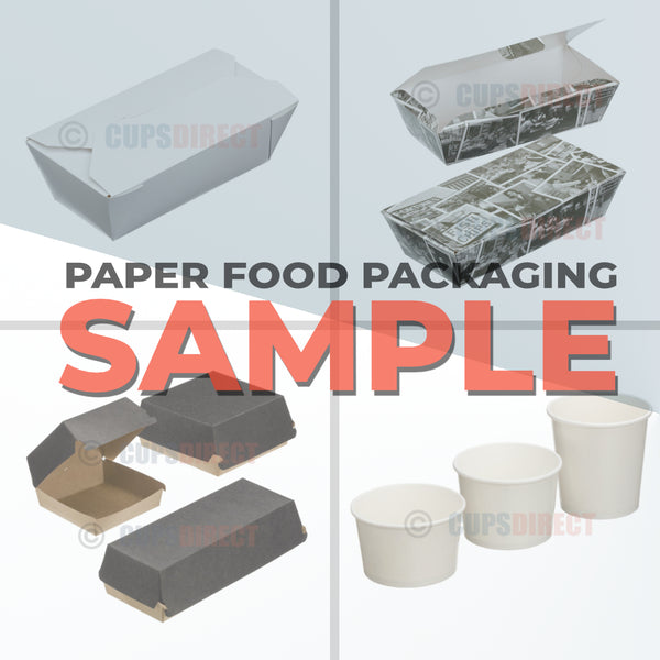 Paper Food Packaging Samples | CupsDirect