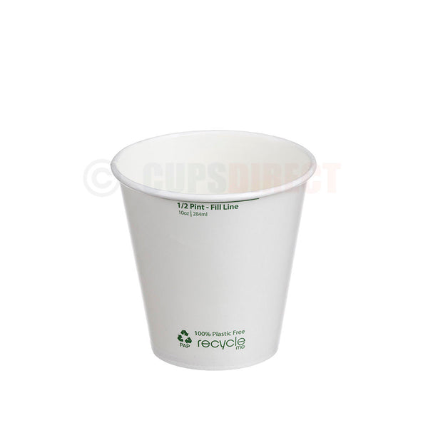 Paper Cold Beverage Cups, Pint + Half, Plastic Free Beer Pint Glasses ...