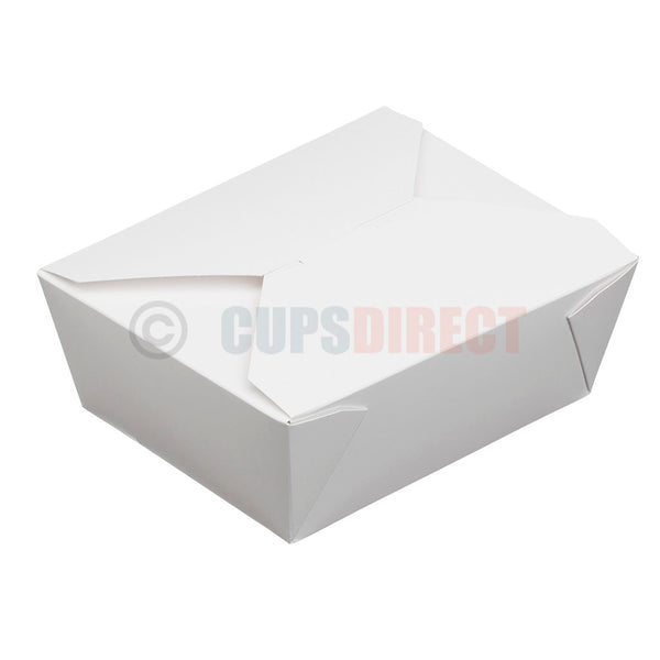 White Deli Food Box Range - White Paper Food Boxes for Takeaway Food ...